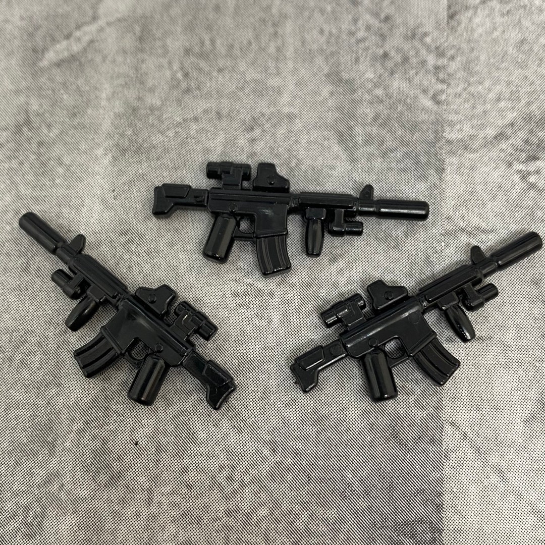 3-pack Gun Modded M4 Assault Rifle Lot for Minifigures A89192 ...