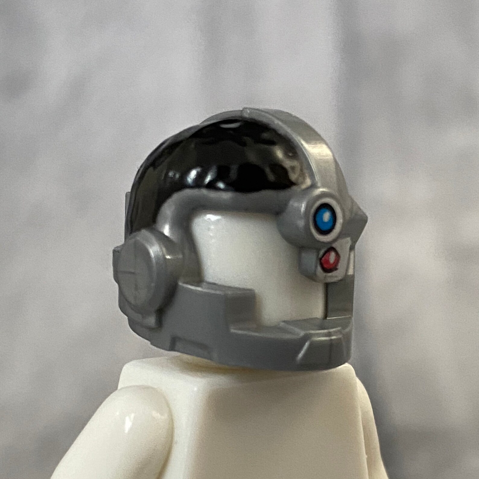 Custom Cyborg Helmet for Minifigures Wdc01 Minifigure NOT - Etsy