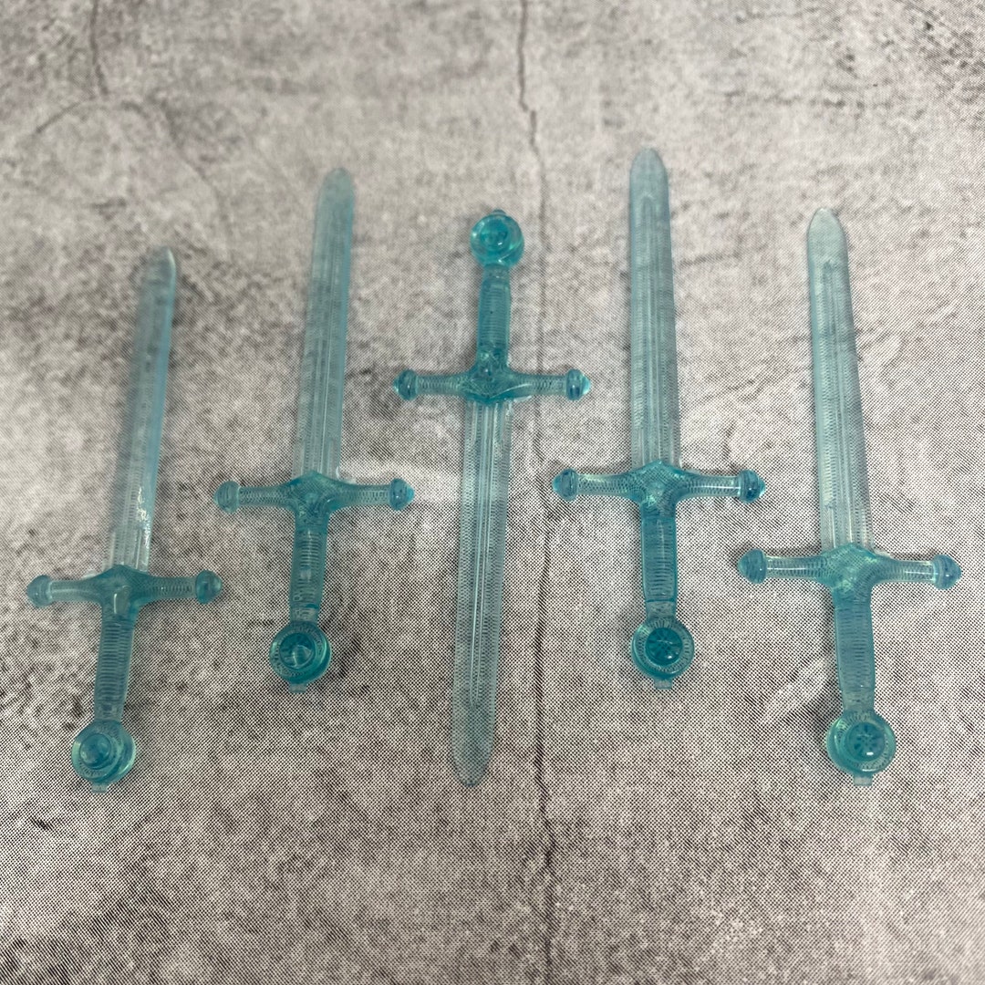 5-pack Custom Broad Sword Translucent Lot for Lego Minifigures | B70910 ...