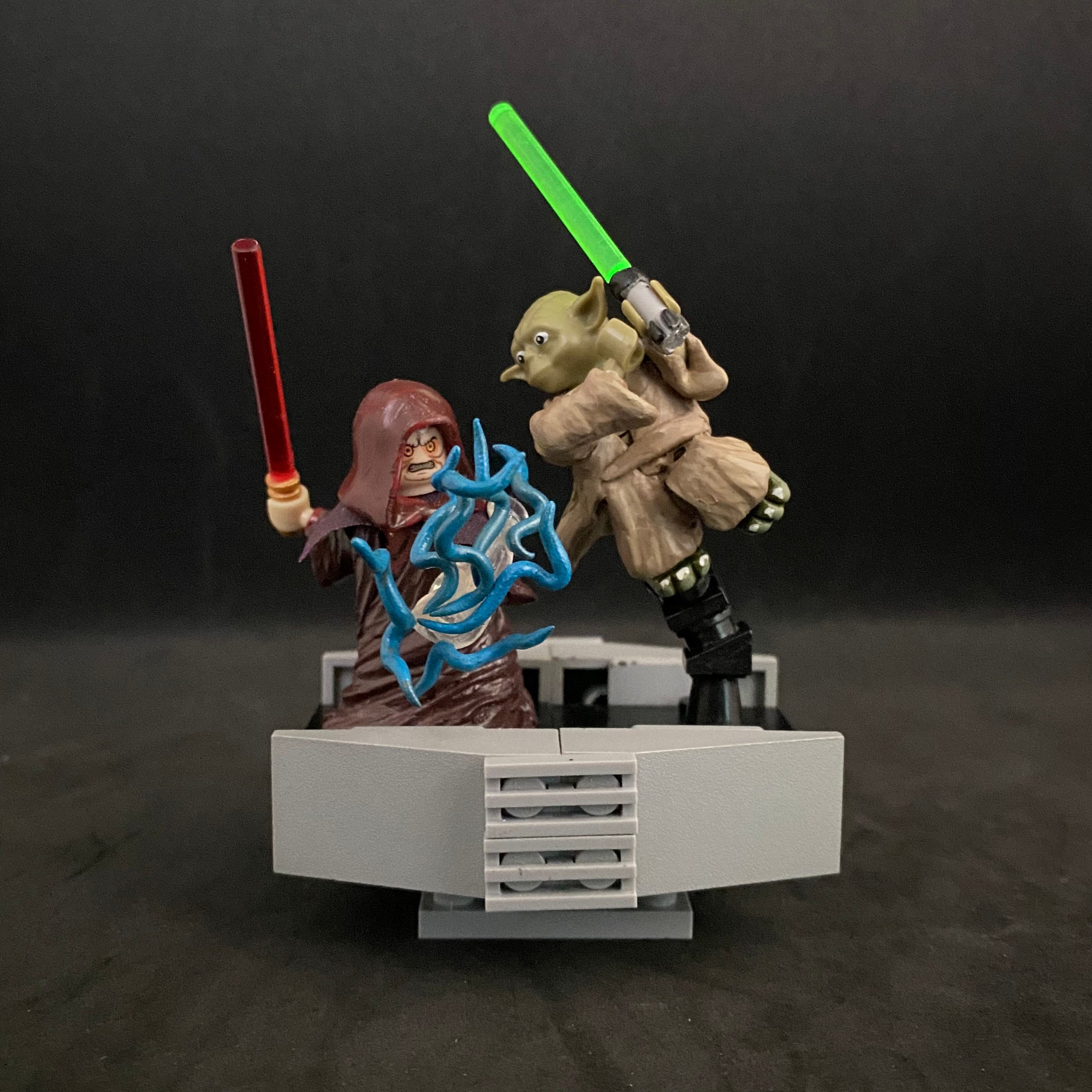 Lego Star Wars Darth Sidious Vs Yoda