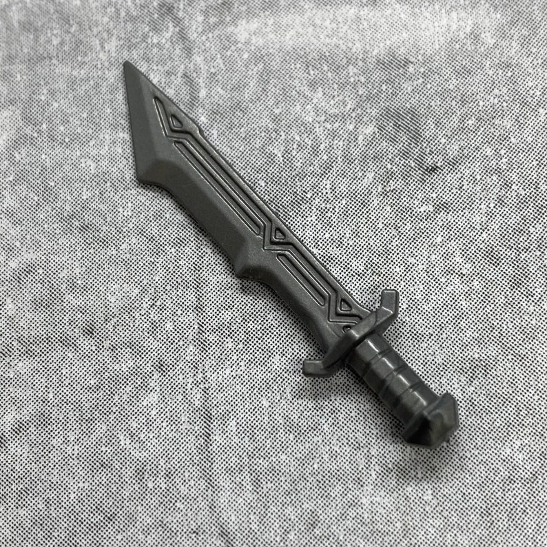 5-pack Dwarf Sword Gray Lot for Minifigures B10b230 - Etsy