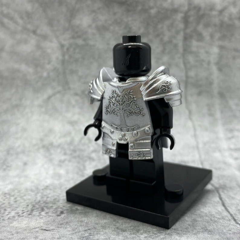 5-pack Gondor Armor Silver Long Lot for Lego Minifigures | F80918 ...