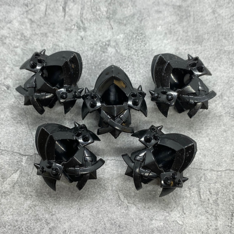 5-pack Custom Spiked Knight Armor Black Lot for Minifigures | Gb20886 ...