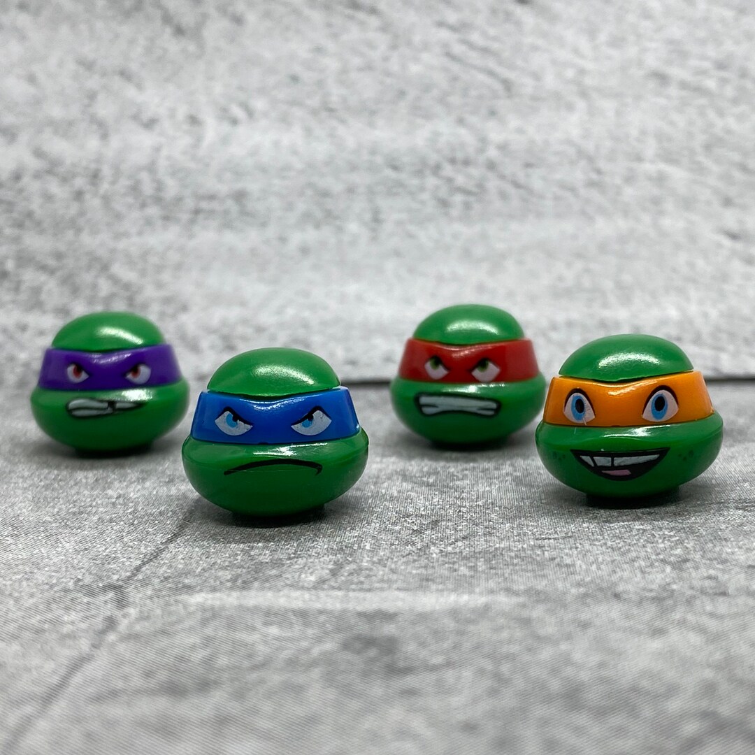 Custom TMNT Turtle Heads Set for Minifigures | Cond2 | Ninja ...