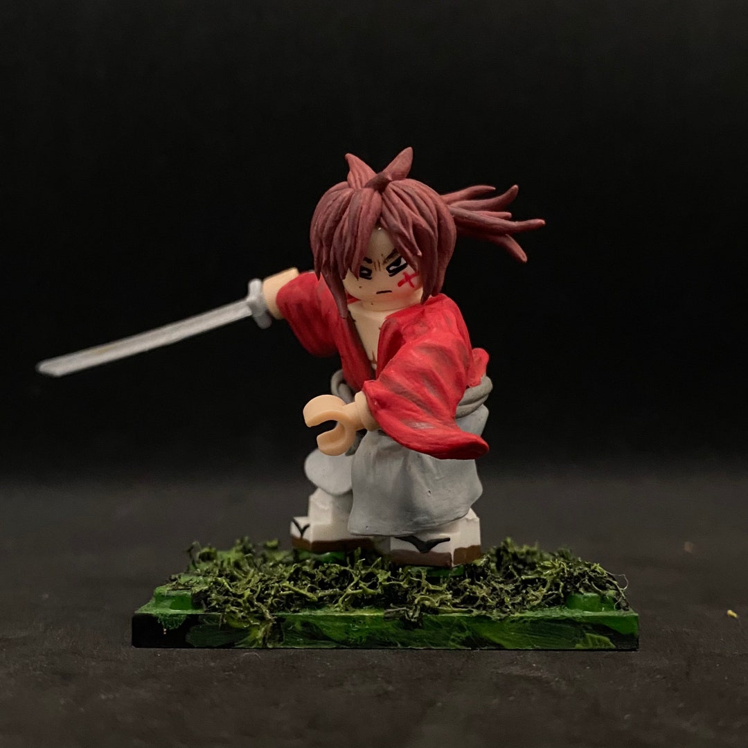 Handcrafted MOC Masterpiece Collection Red Hair Samurai Custom ...