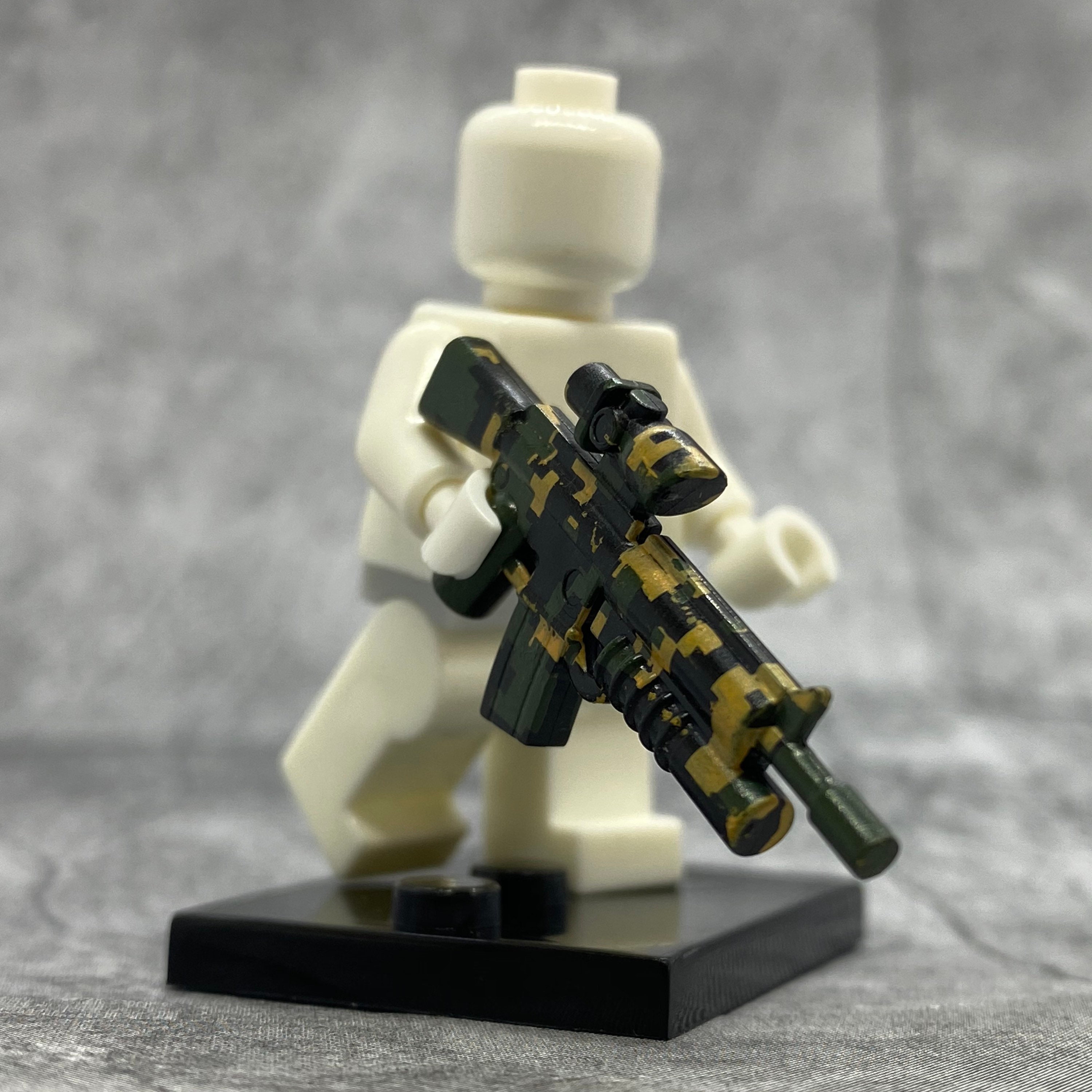 5-pack Custom Gun M4 W/ M203 Rifle Camo Lot for Lego Minifigures ...
