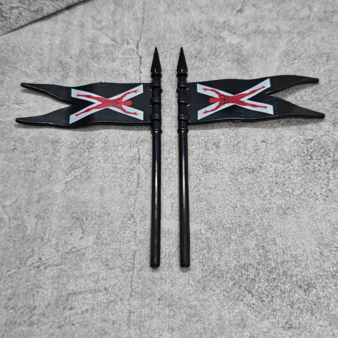 2-pack Custom Bolton Flag Lot for Castle Minifigures | A12DS51 Knight ...