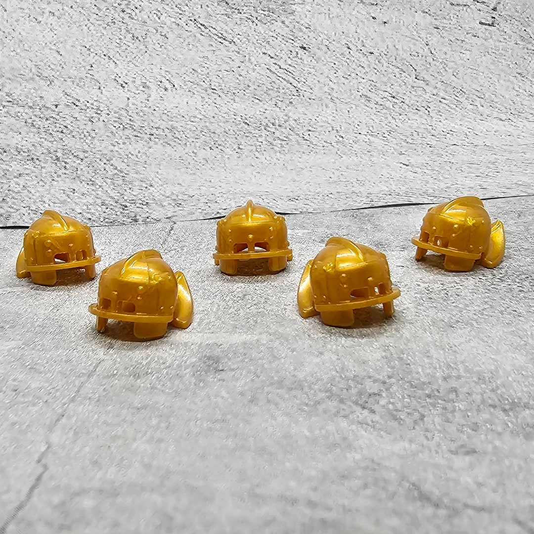 5-pack Custom Knight Helmet Easterling Golden Lot for Minifigures ...