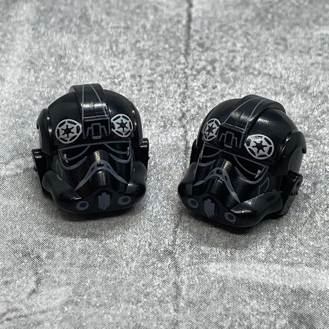2-pack Custom Tie Pilot Helmet FO for Minifigures Conf01 - Etsy