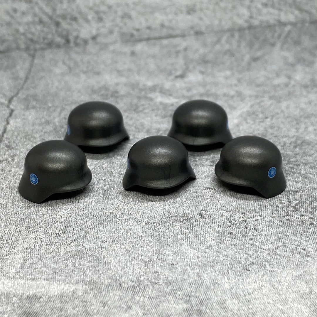 5-pack Custom Chinese M35 WW2 Helmet Lot for Minifigures | A107043 ...