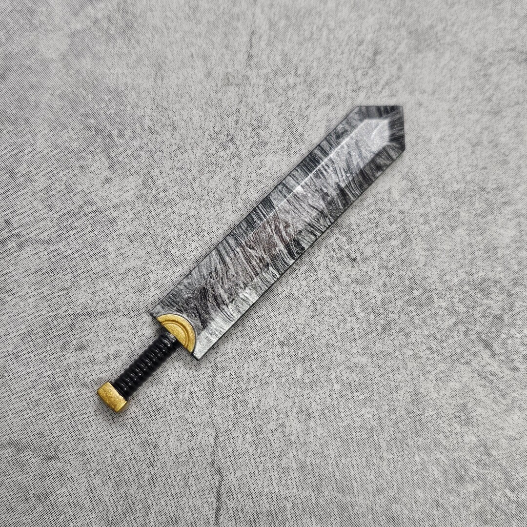 Custom Weathered Paladin Knight Great Sword for Minifigures | Dra0fm ...