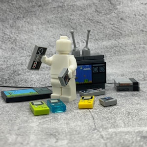 Custom Blocks Video Game Console Set for Minifigures | Cond03 ...
