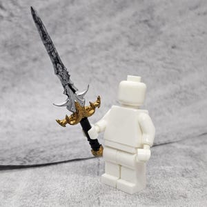 Custom Weathered Frostmourne Sword for Minifigures Dra0fm Death Knight ...