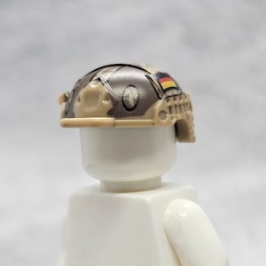 4-pack Custom Spec Ops Helmet Tan Lot for Lego Minifigures Ga51003 ...