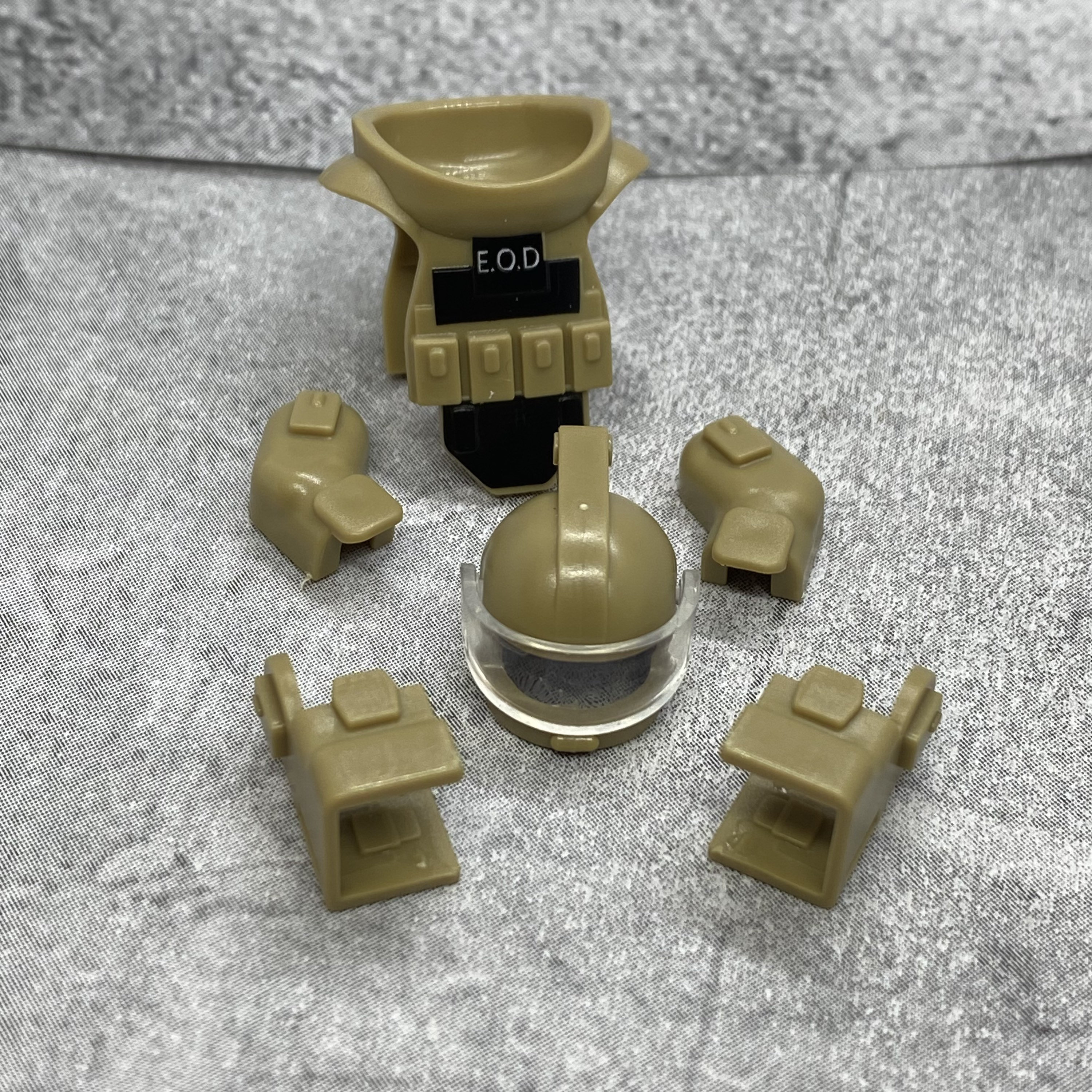 Bomb Squad EOD Full Body Armor Tan Lot for Lego Minifigures - Etsy