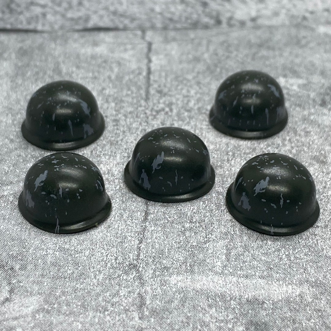 5-pack WW2 Helmet Weathered Lot for Minifigures | A107033 | Minifigure ...