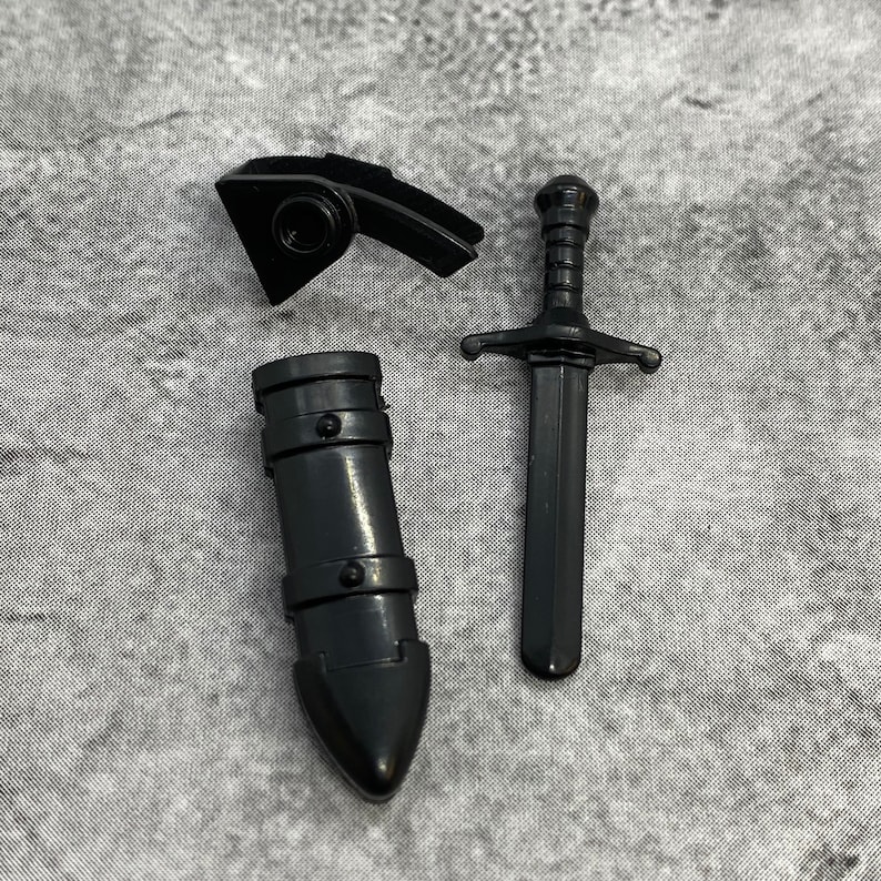 5-pack Custom Sword & Sheath Black Lot for Minifigures - Etsy