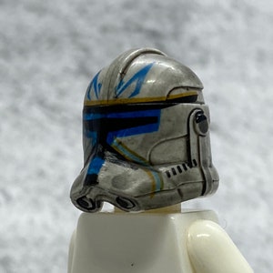Custom Weathered 501st Captain Rex ARC Trooper Helmet for Lego ...