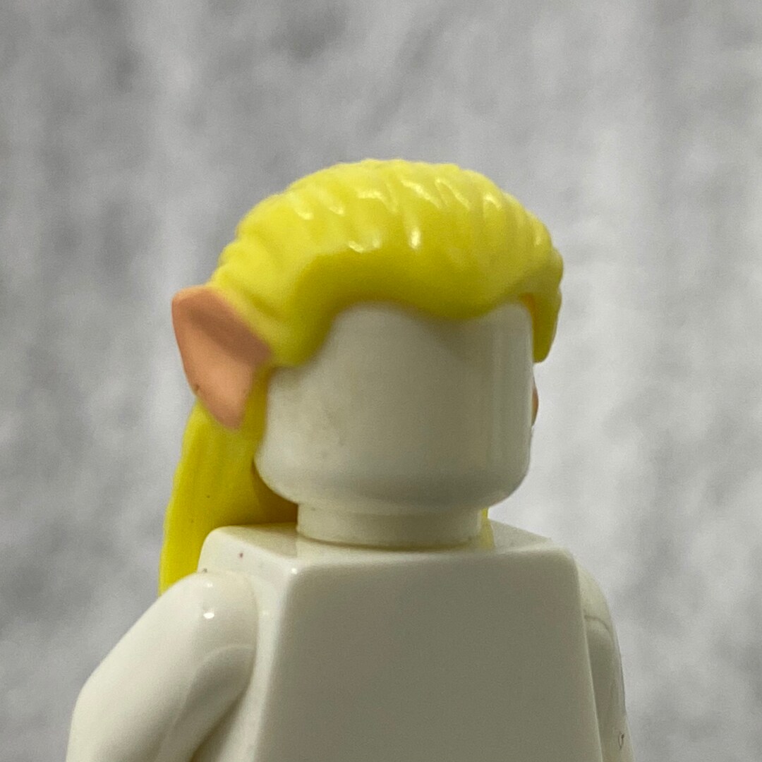 Custom Blonde Elf Hair Yellow for Minifigures Conf01 Minifigure NOT ...