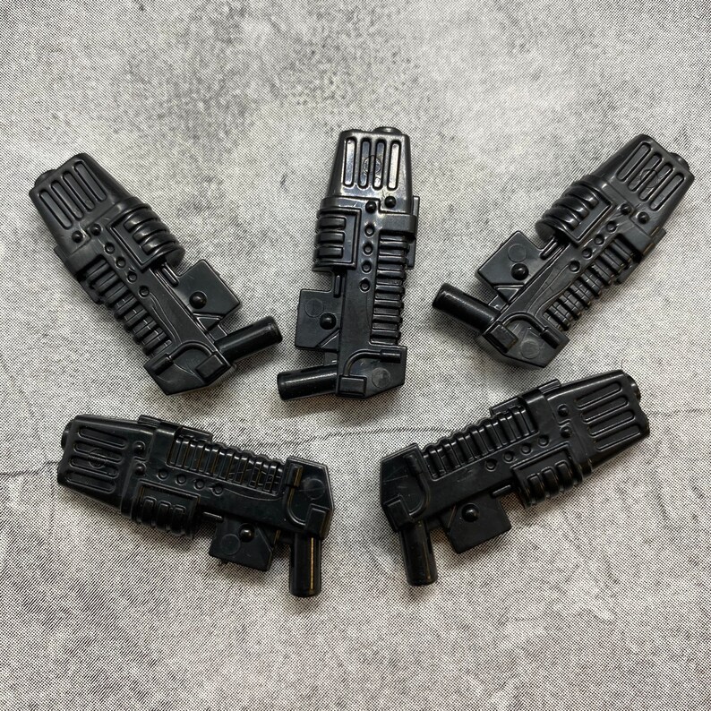 5-pack Custom Gun Sci-fi Heavy Blaster Lot for Minifigures - Etsy