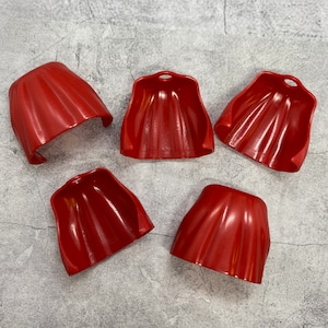 5-pack Custom Hard Red Cape Lot for Lego Minifigures A70956 Minifigure ...