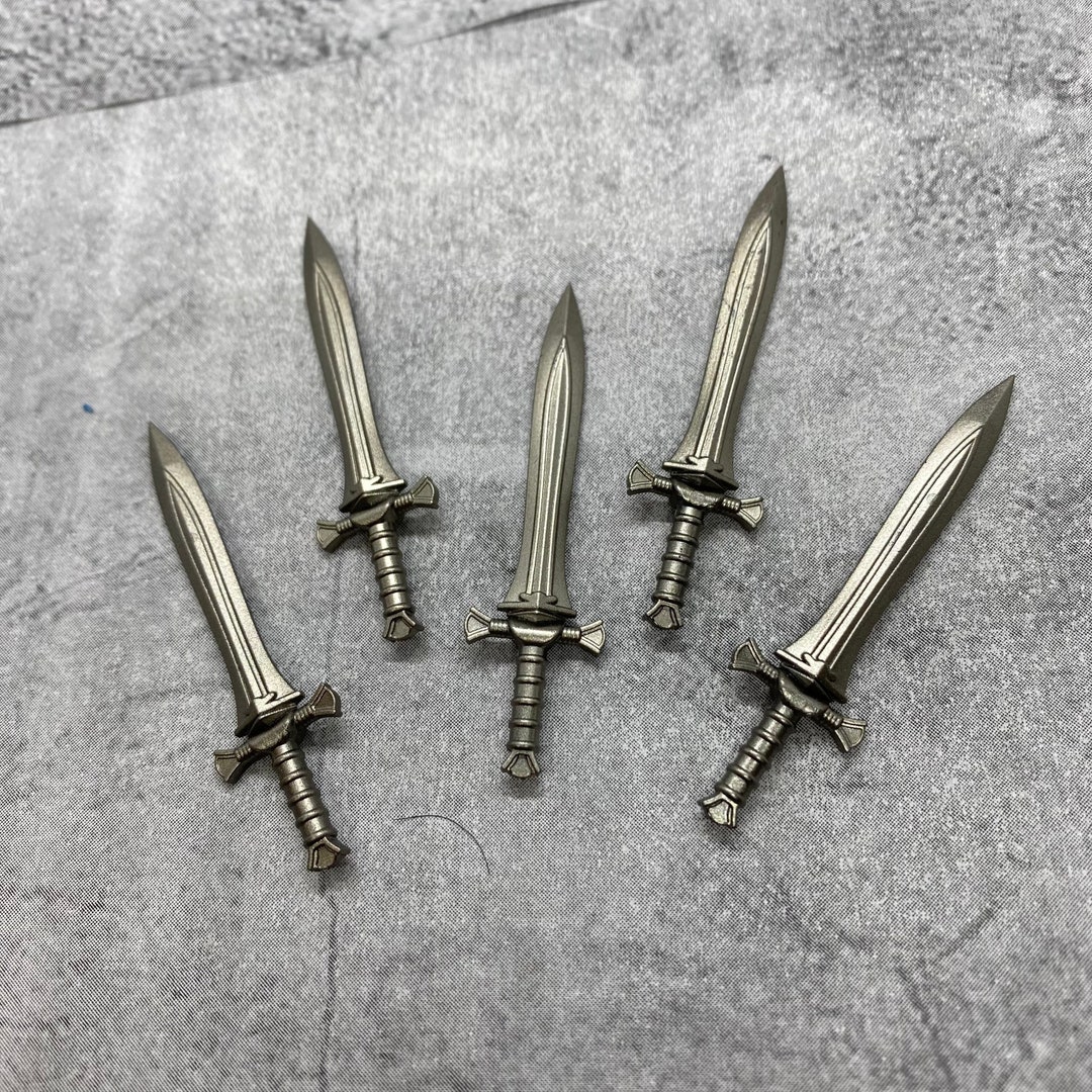 Custom Paladin Sword Metallic Lot for Minifigures | C7f020a | Minifig ...