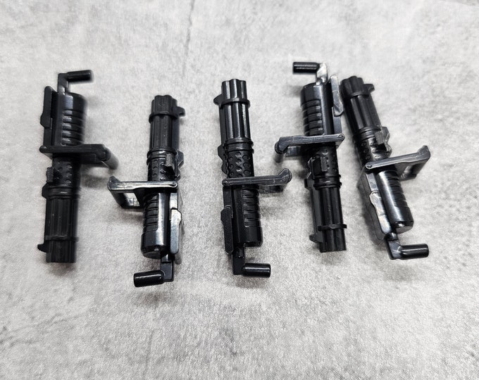 5-pack Custom Gatling Gun Clone Trooper Mini Gun Lot for Minifigures ...