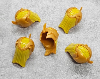 3-pack Custom Elf Hair Set Lot for Lego Minifigures Conc01 Elfen Elven ...