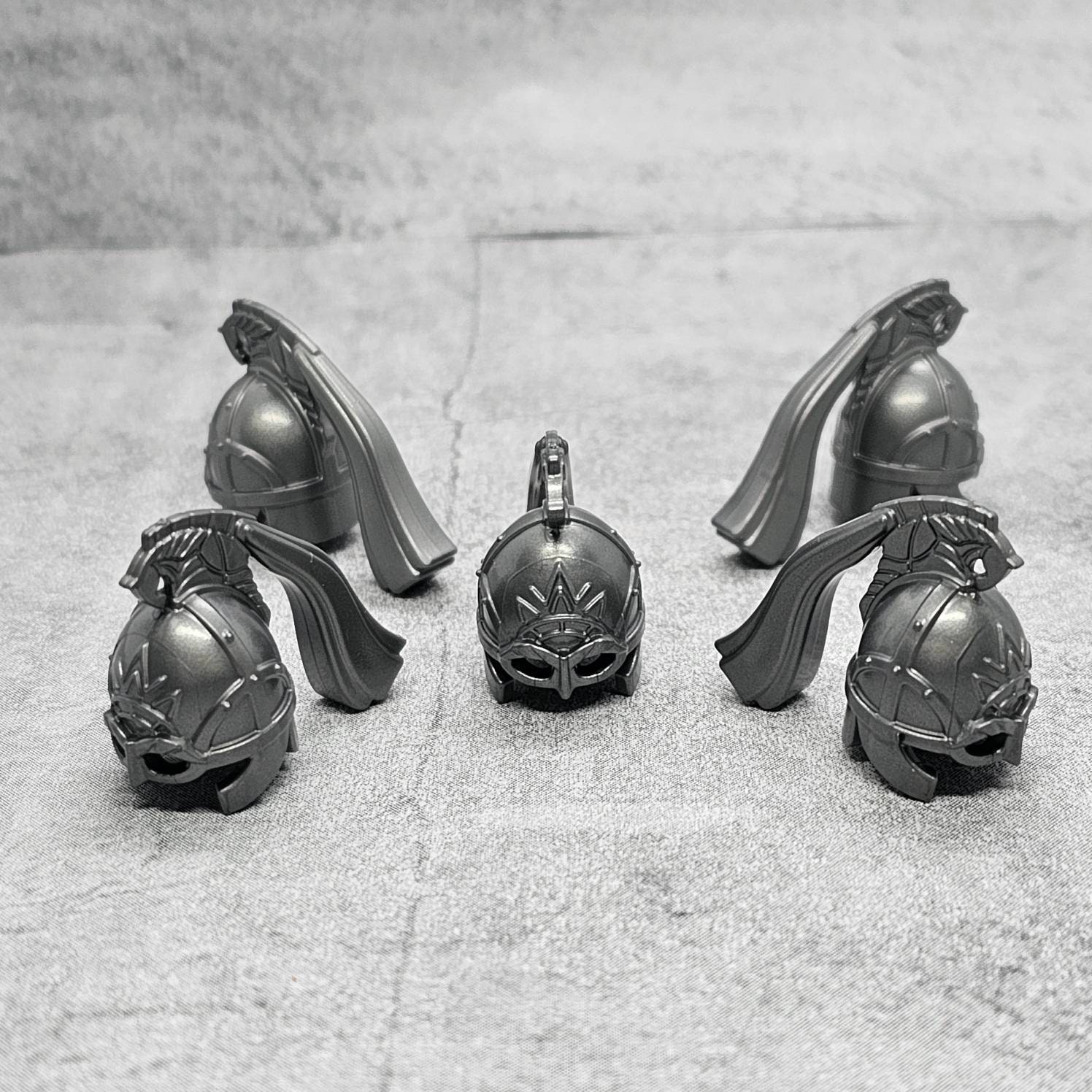5-pack Roman Steed Knight Captain Helmet Lot for Minifigures | Gc3b432 ...