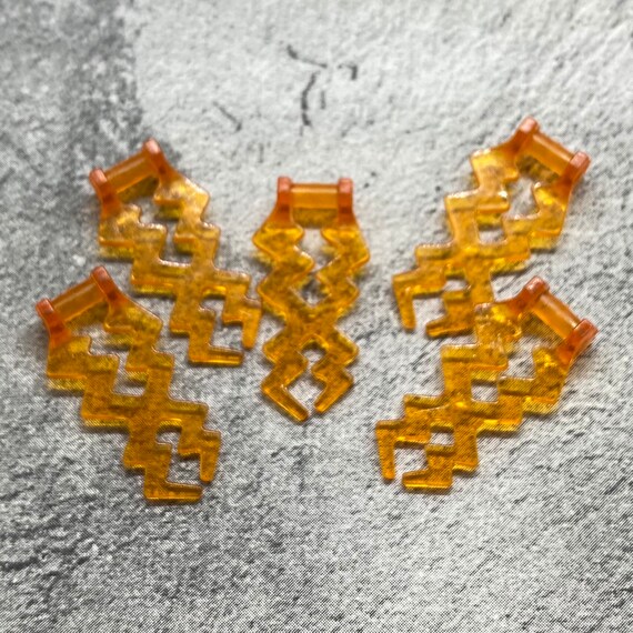 5-pack Translucent Orange Superpowers Effect Set for - Etsy