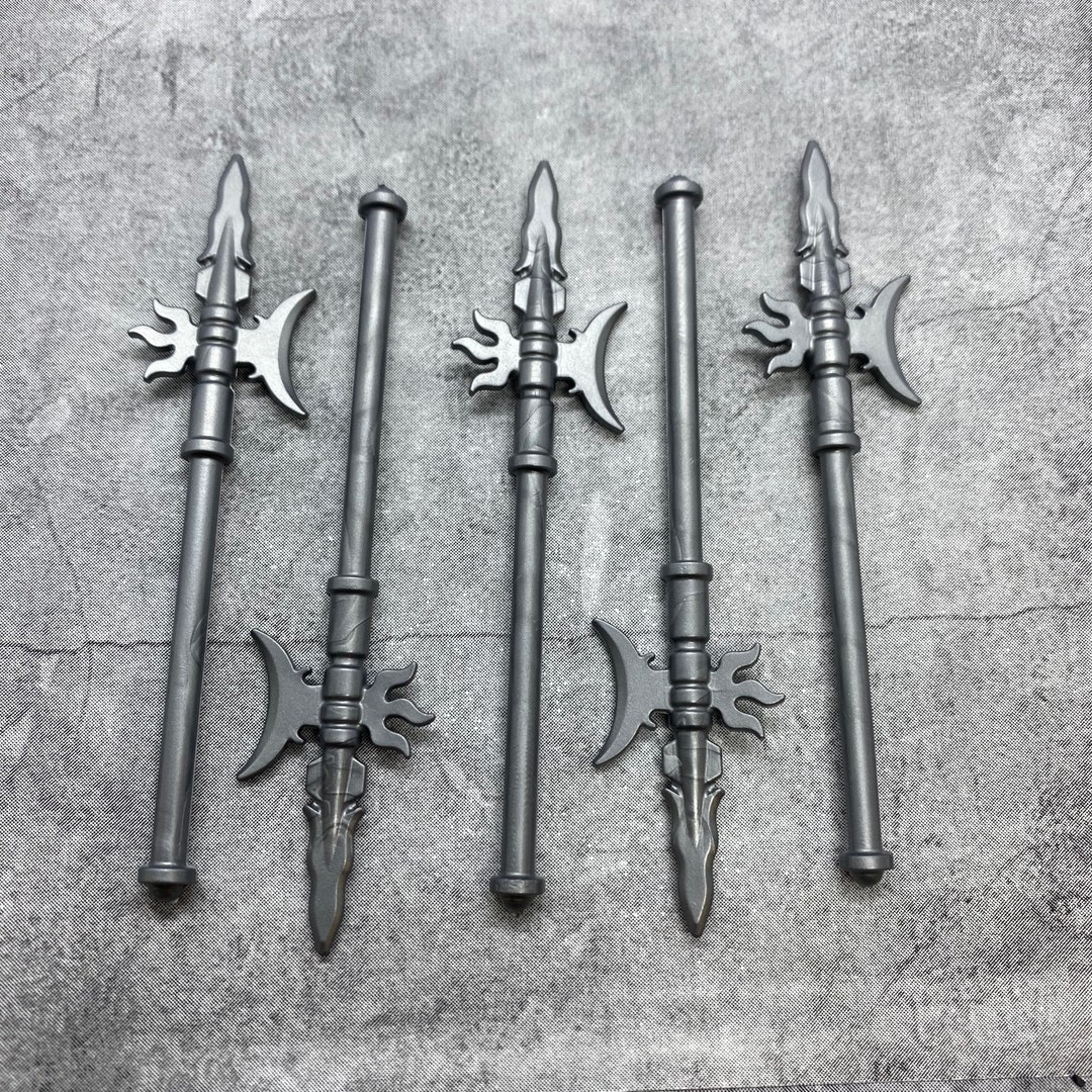5-pack Pole Axe Gray Lot for Minifigures | C50925 | Minifigure NOT ...
