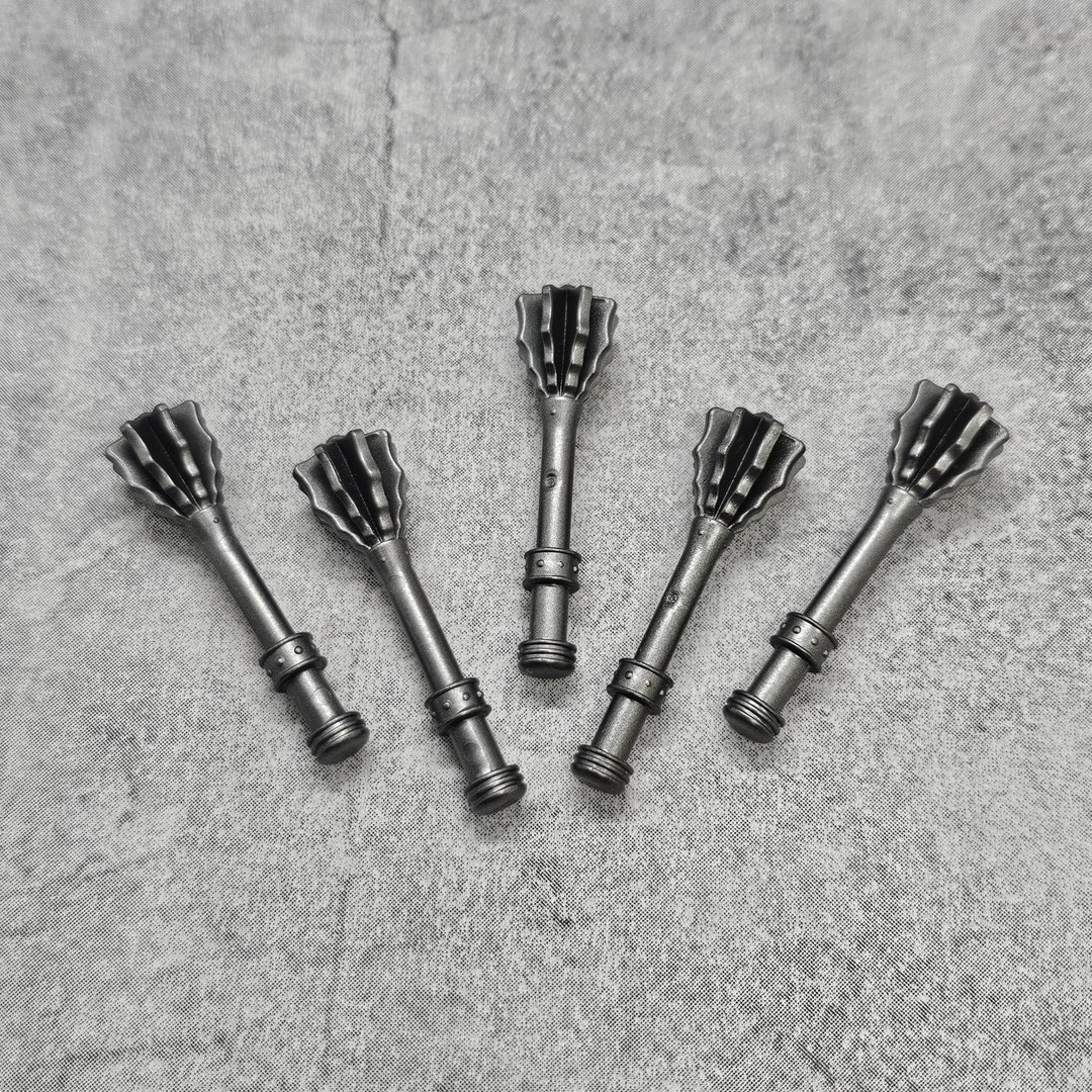 5-pack Gray Mace Lot for Minifigures | Gt1cg01 | Minifigure NOT ...