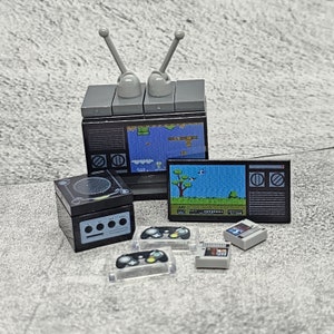 Custom Blocks Video Game Console Set for Minifigures | Cond03 ...