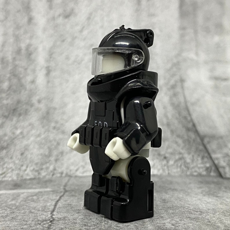 Bomb Squad EOD Full Body Armor Black Lot for Lego Minifigures - Etsy