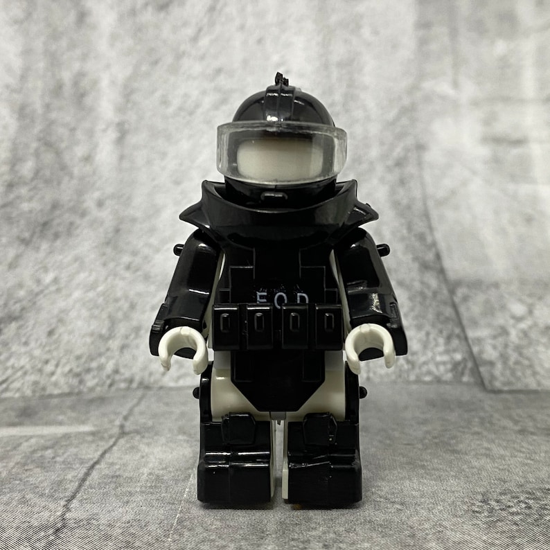 Bomb Squad EOD Full Body Armor Black Lot for Lego Minifigures - Etsy
