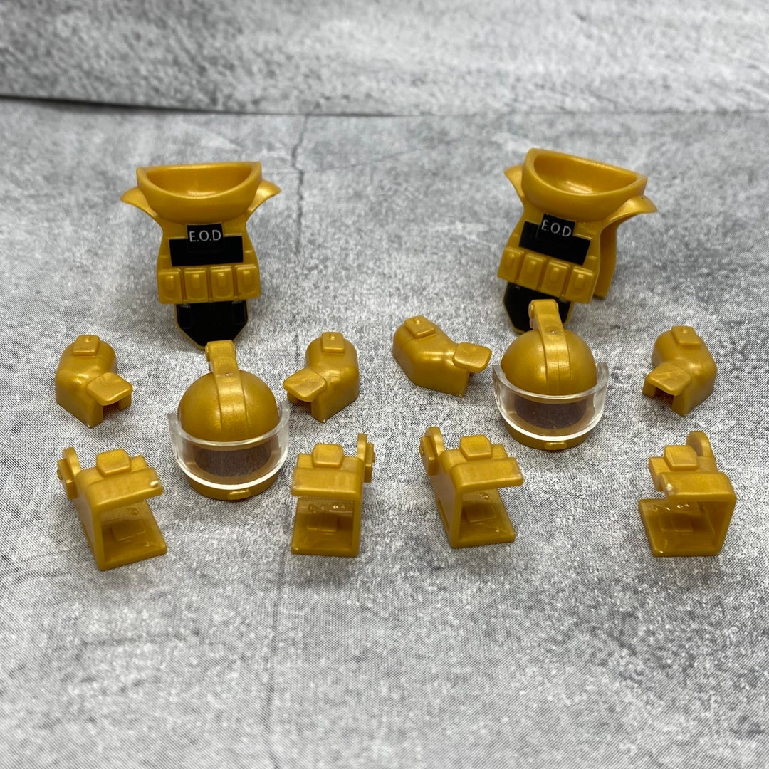 Bomb Squad EOD Full Body Armor lot doré pour figurines lego A7eod014 ...