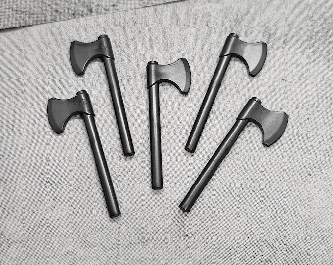 5-pack Custom Dwarf Axe Lotr Lot for Minifigures B10b232 Dwarf War Axe ...