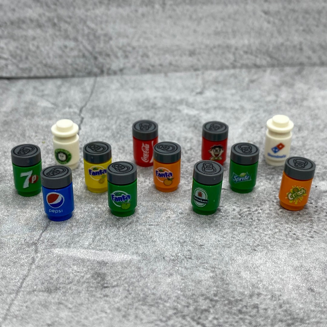 Multipack Custom Beverage Cans Lot for Minifigures Conf02 Soda ...