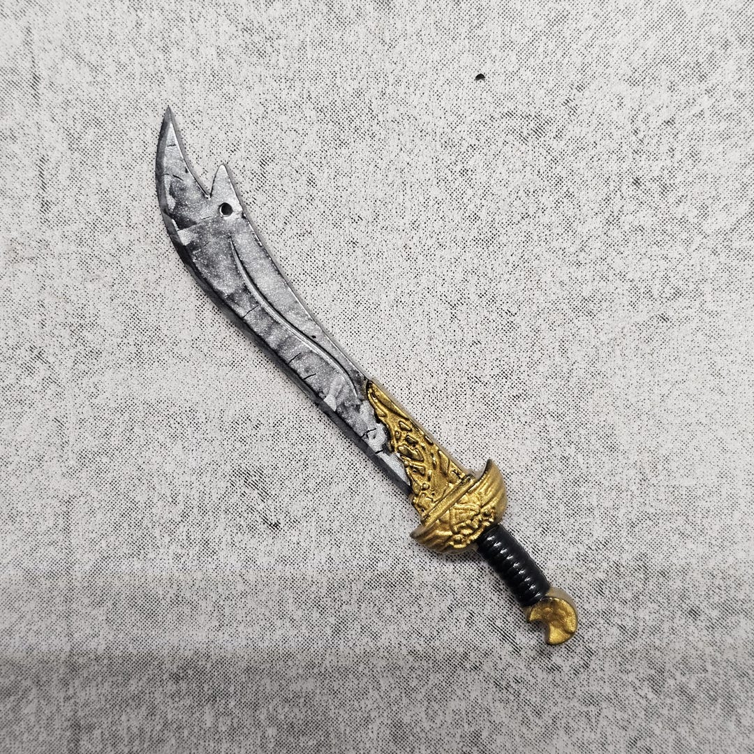 Custom Weathered Fantasy Knight Sword for Minifigures | Draafs | Blocks ...