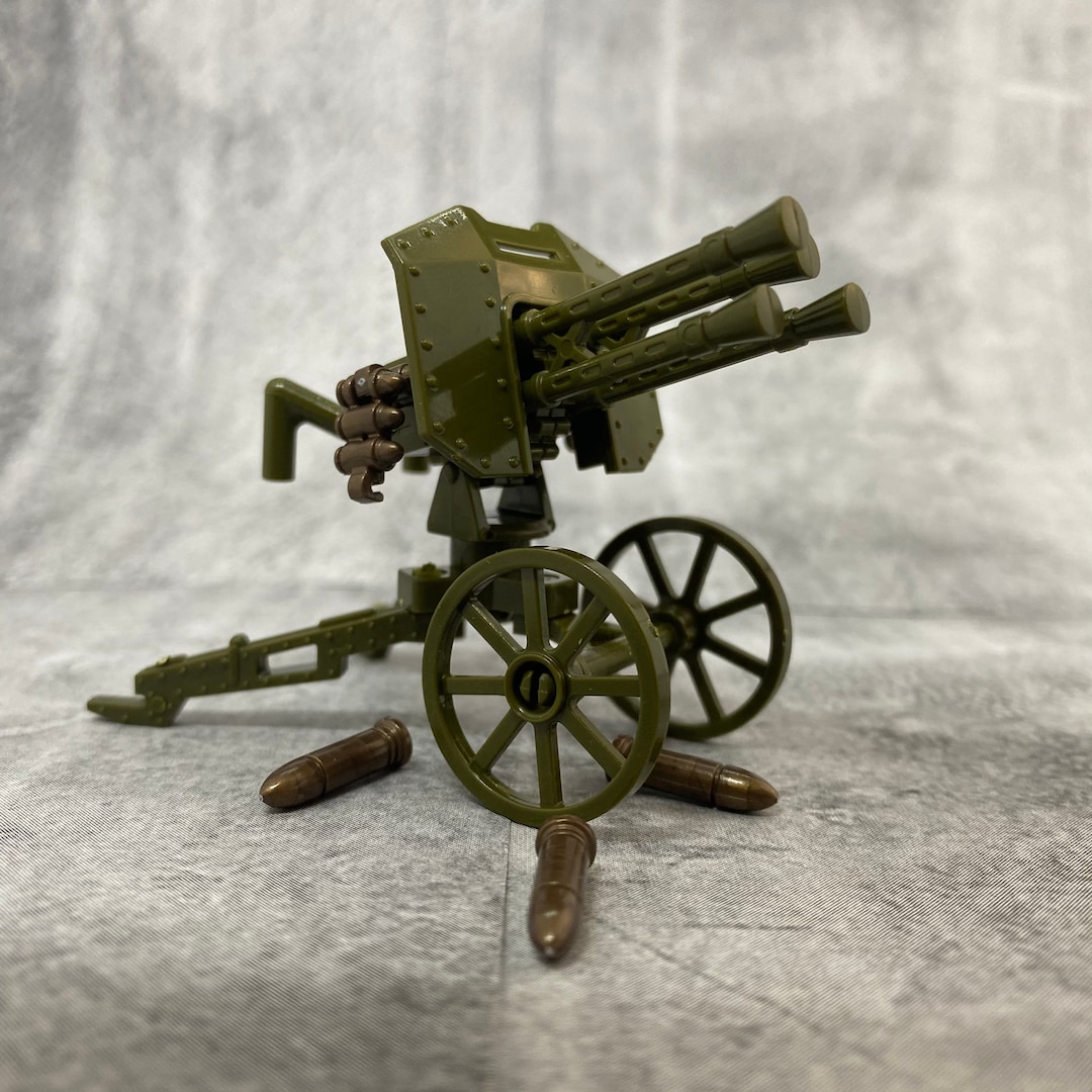 Custom WW2 Mounted Machine Gun for Lego Minifigures Diy | Drc2922 Green ...
