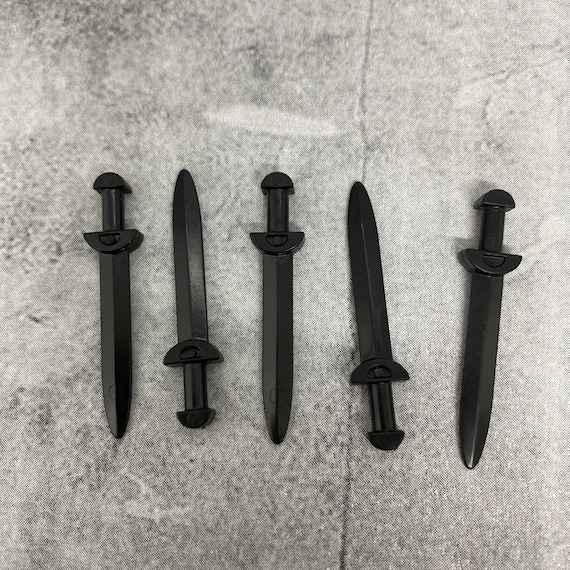 5-pack Custom Legionnaire Sword Black Lot for Minifigures - Etsy