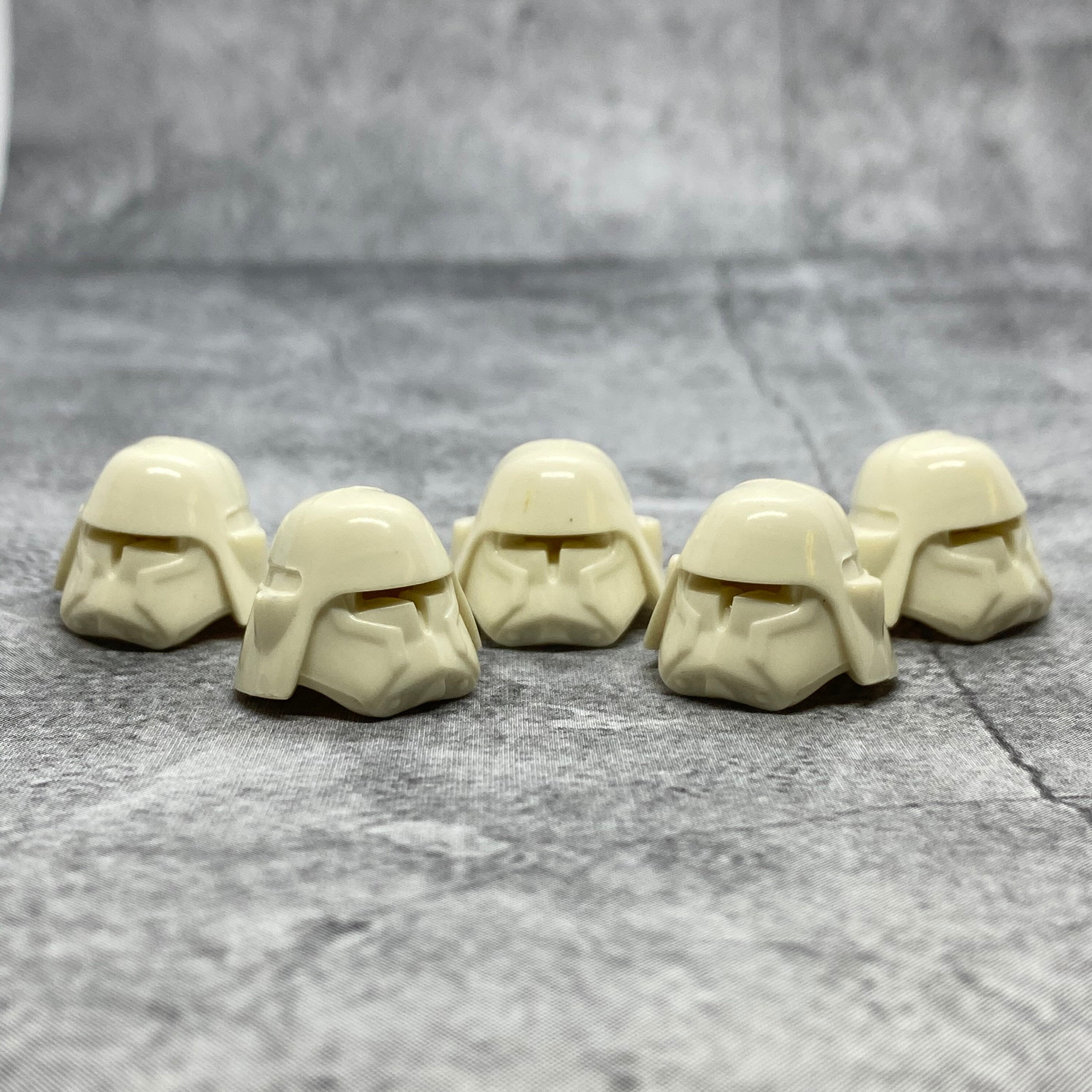 5-pack Custom Clone Heavy Helmet White Lot for Minifigures | A48004 ...