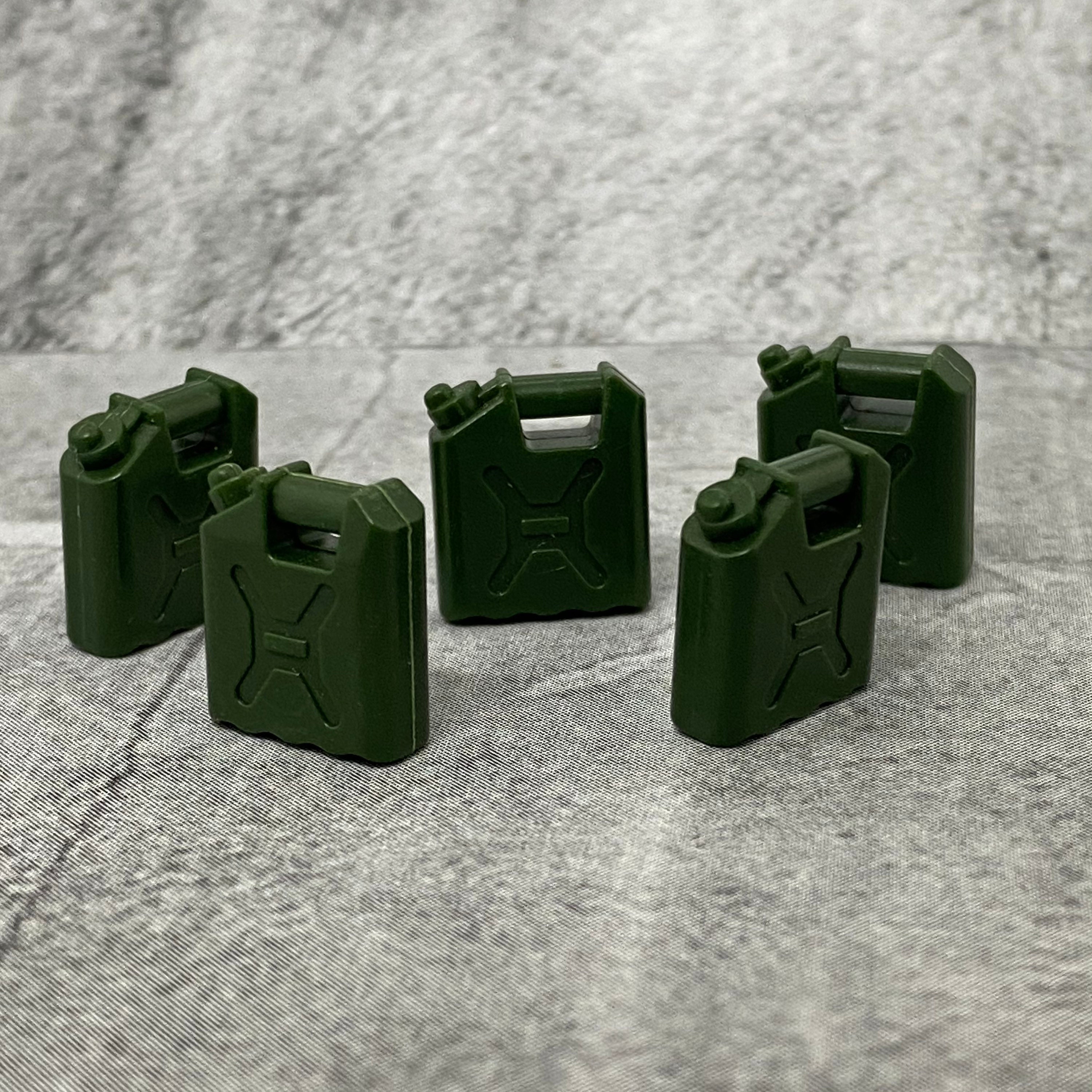Miniature Toys Toys 5-pack Custom Fuel Can Green lot for Minifigures ...