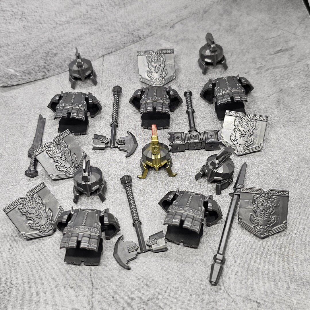 5-pack Dwarf Armor Weapons Set Lot for Lego Minifigures | A11dm99 ...