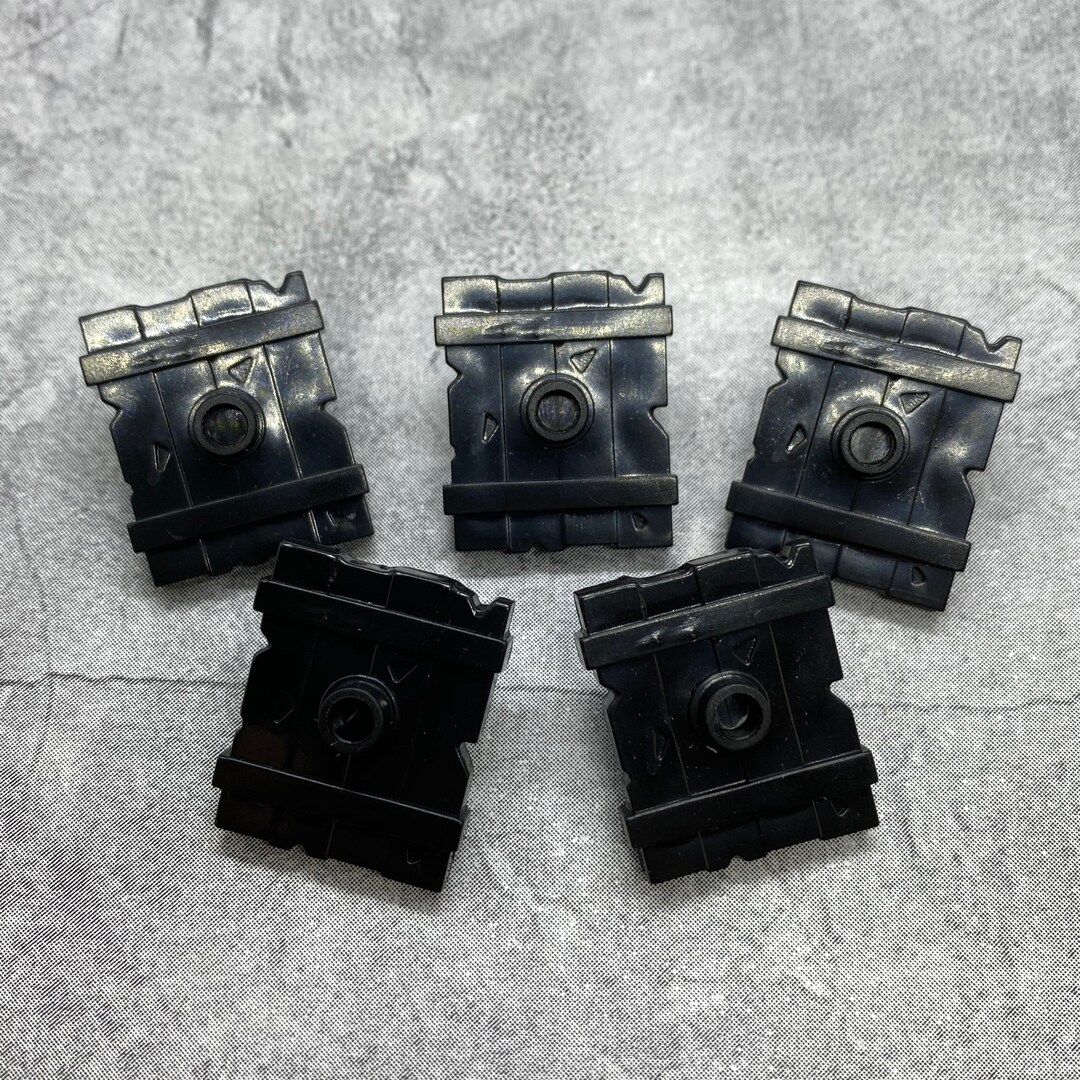 Custom Barbarian Shield Black Rectangular Lot for Lego Minifigures ...