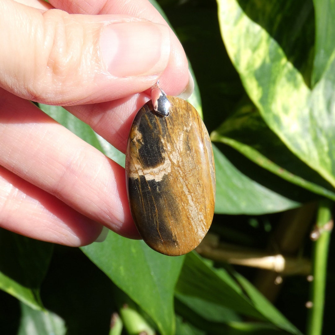 Nellite Pendant Natural Stone - Etsy