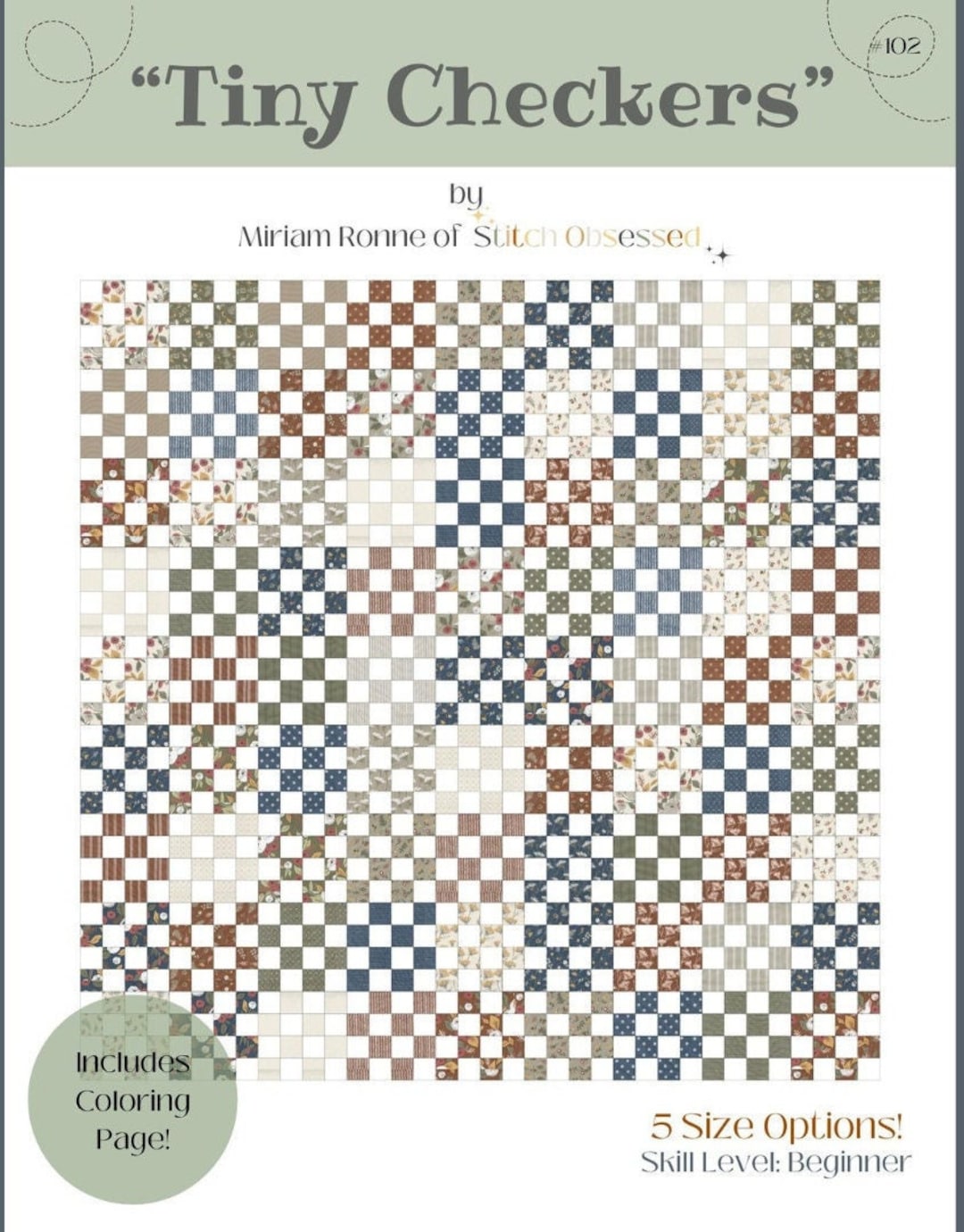 Tiny Checkers Quilt Pattern: Jelly Roll Friendly (PDF Pattern) - Etsy