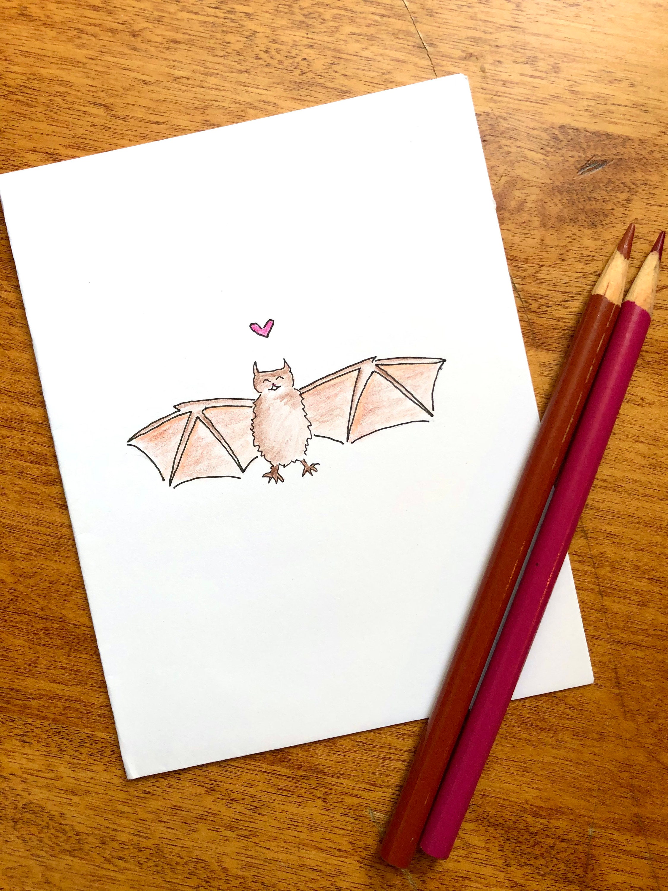 Love Bat Card - Etsy