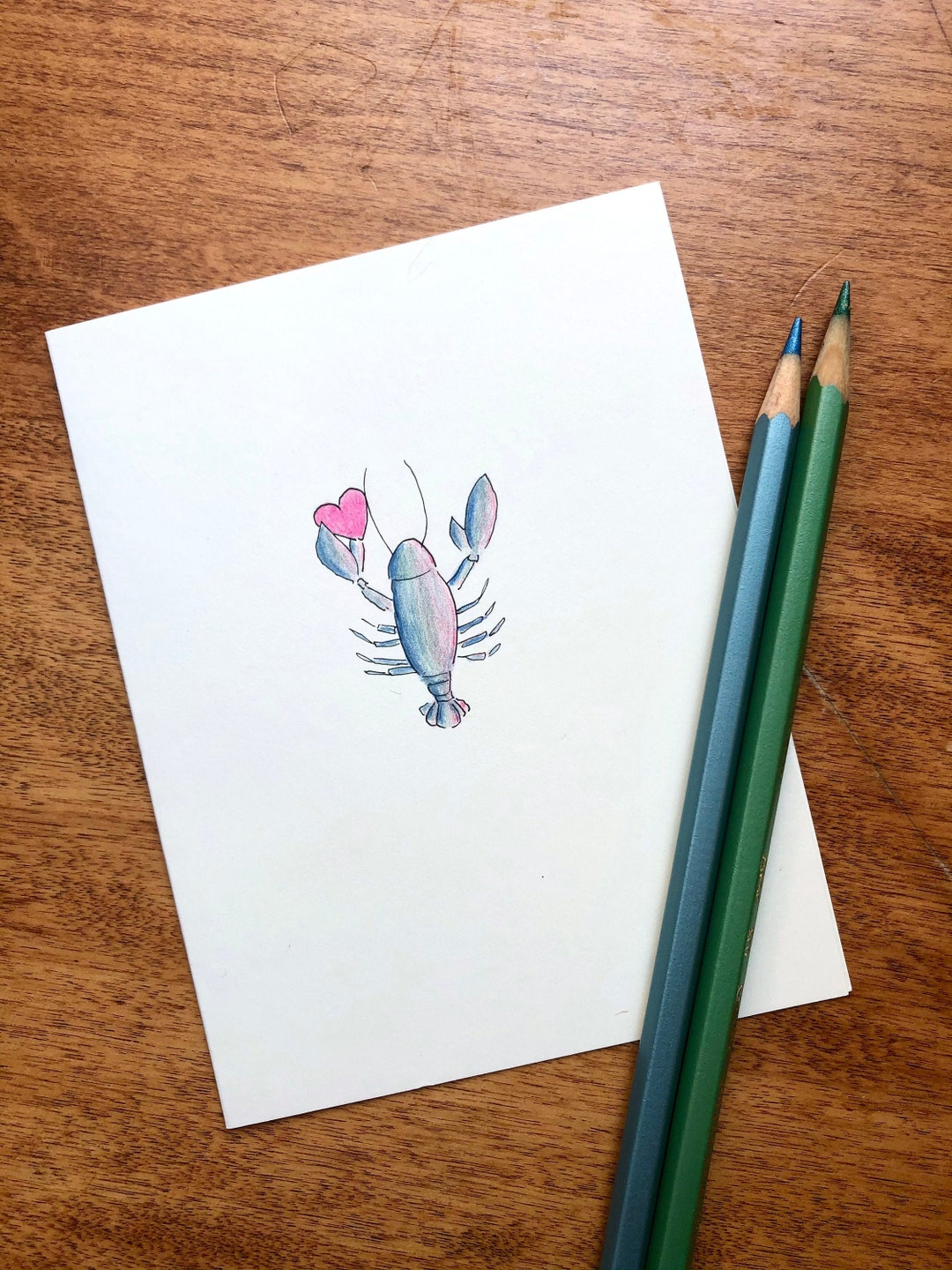 Lobster Love Card - Etsy