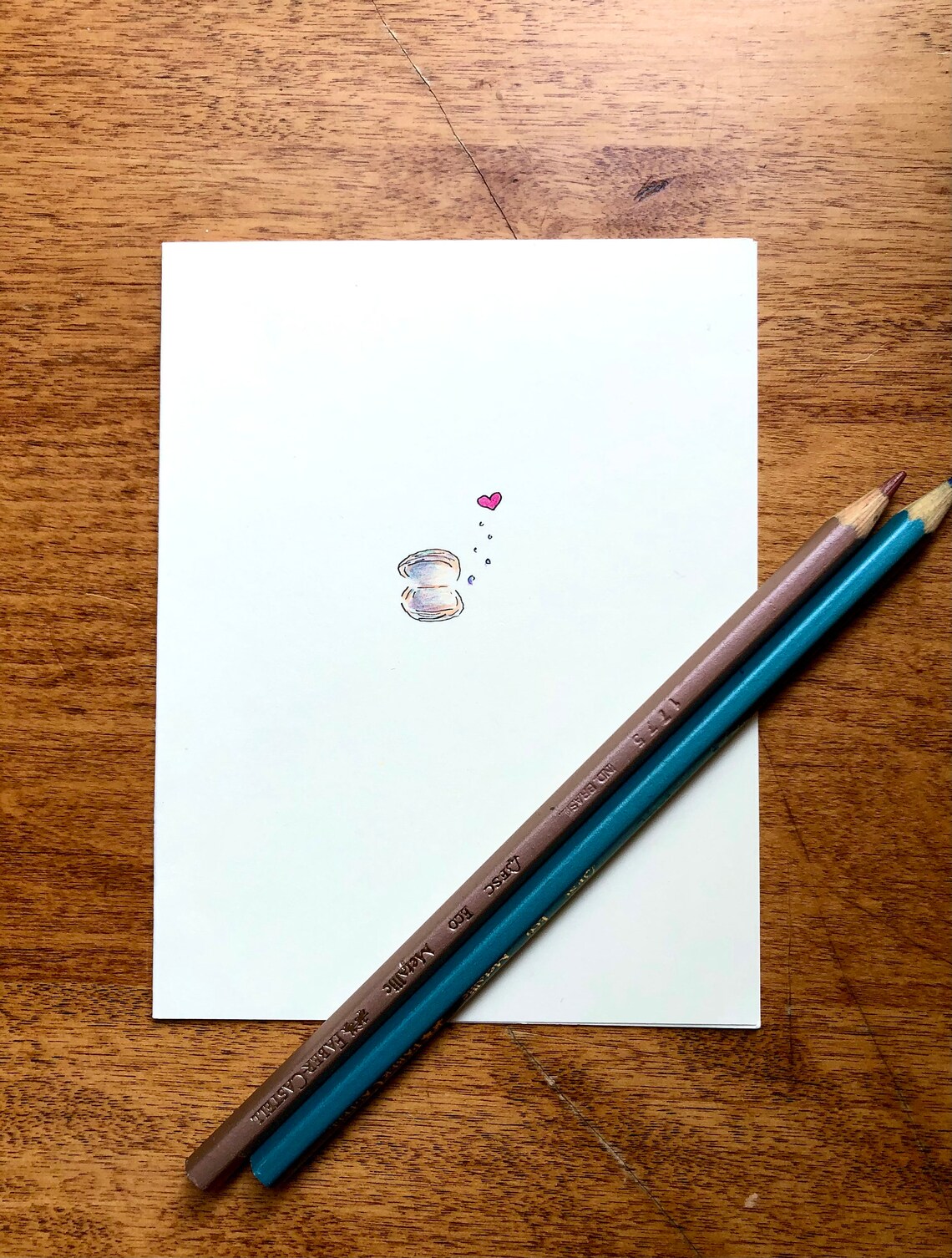 Love Clam Card - Etsy